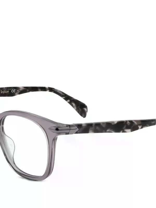 Rag & Bone Tortoiseshell-effect Square-frame Eyeglasses