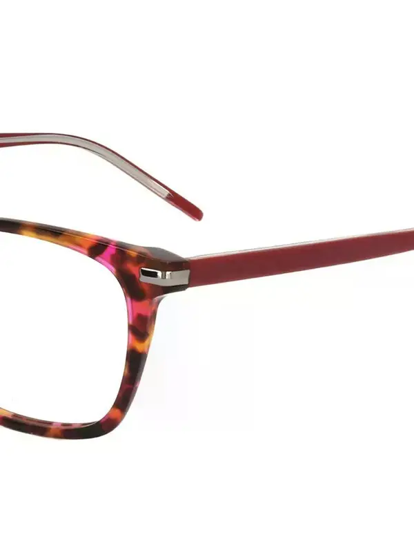 BOSS Tortoiseshell-effect Rectangle-frame Glasses