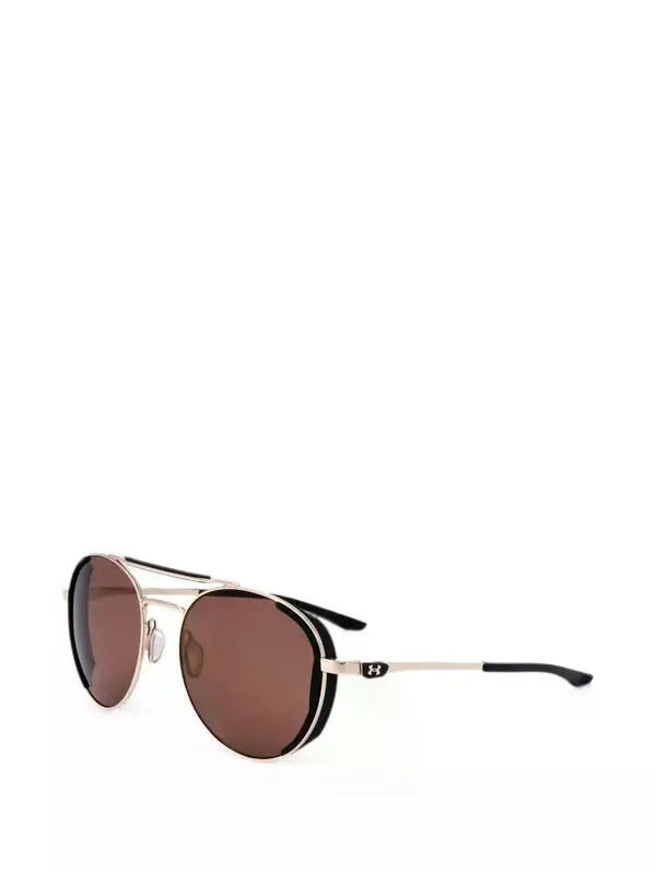 Under Armour Double-bridge Round-frame Sunglasses
