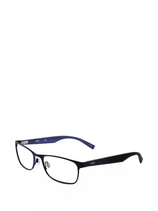 BOSS Rectangle Frame Eyeglasses - Black