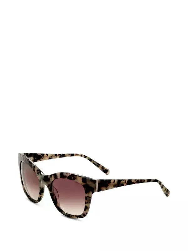 TURA Colette Tortoiseshell-effect Sunglasses - Brown