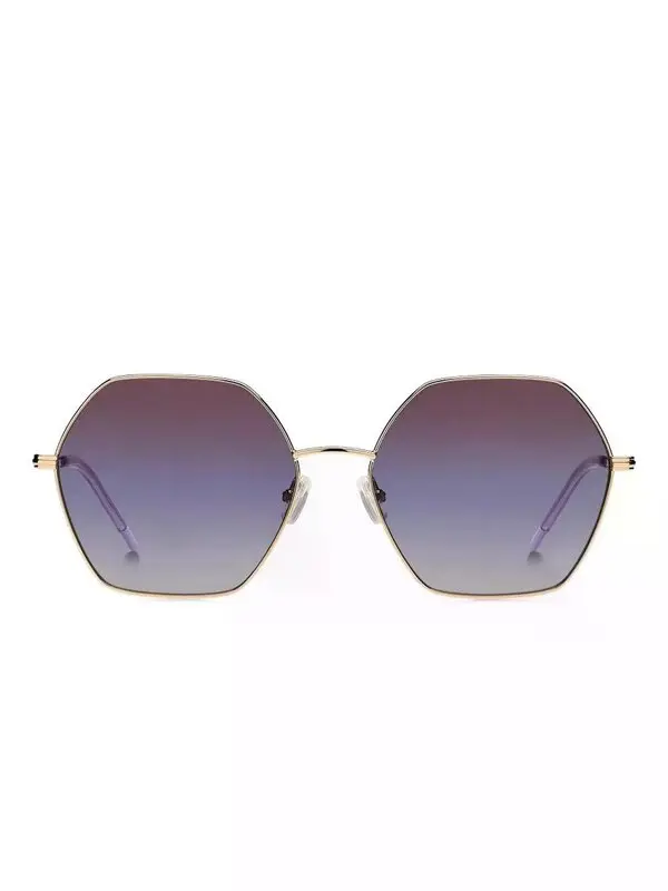 BOSS Hexagonal-frame Gradient Sunglasses