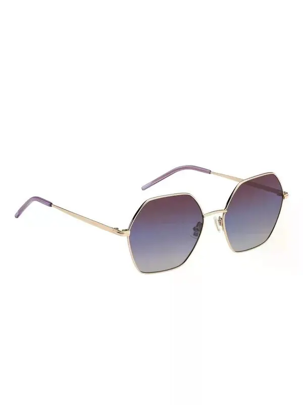 BOSS Hexagonal-frame Gradient Sunglasses