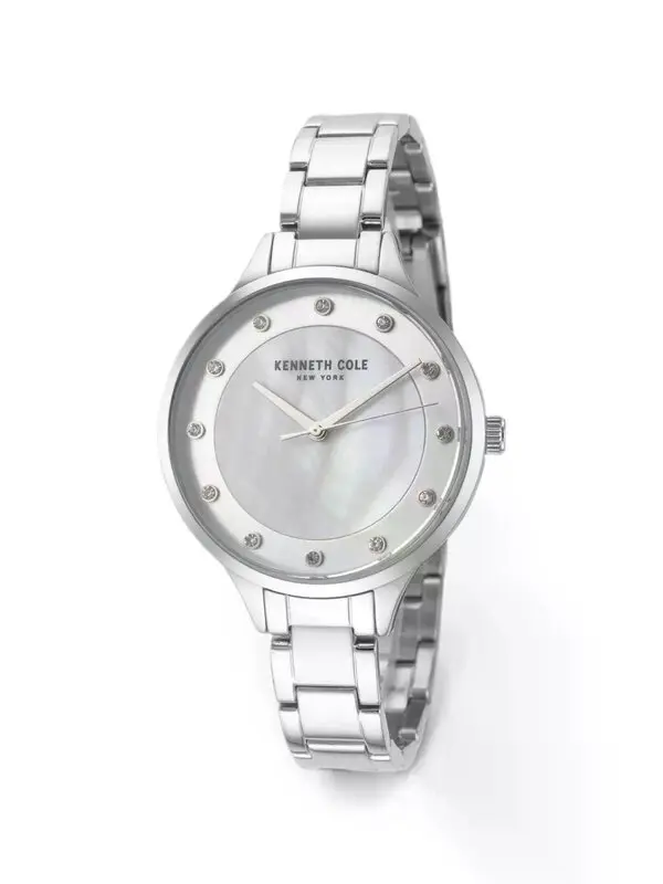 KENNETH COLE Crystal-embellished 36mm Watch