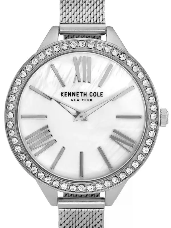 KENNETH COLE Crystal-embellished 40mm Watch