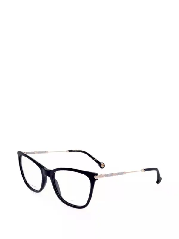 Carolina Herrera Glitter-embellished Cat-eye Glasses