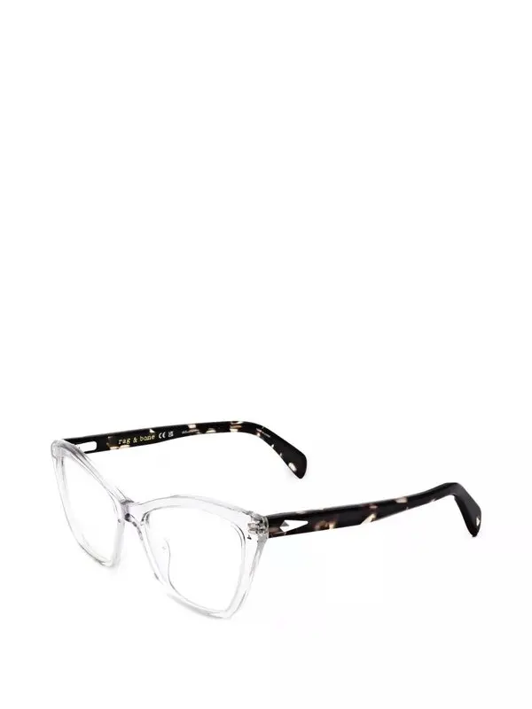 Rag & Bone Cat Eye Frame Eyeglasses - Black