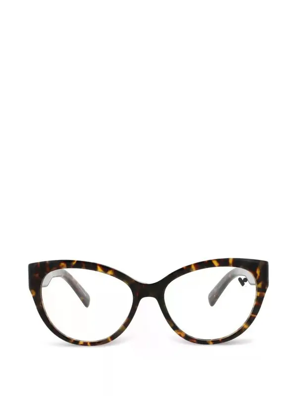 Longchamp Tortoiseshell Pattern Cat Eye Eyeglasses - Brown