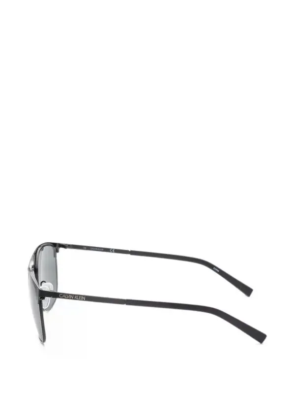 Calvin Klein Matte Double-bridge Sunglasses