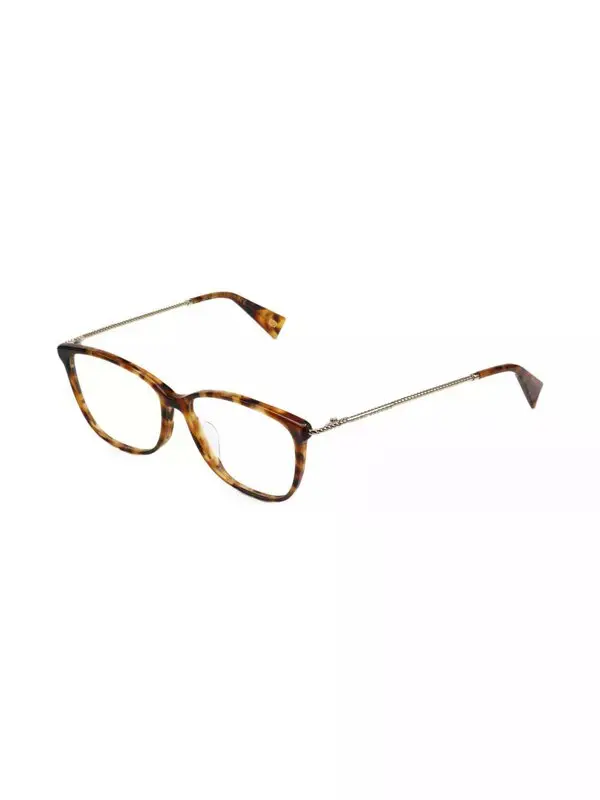 Marc Jacobs Tortoiseshell-effect Square Frame Glasses - Brown