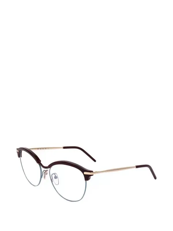 Marni Cat Eye Frame Glasses - Red