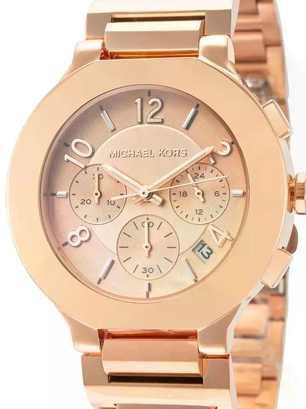 Michael Kors Large Gold-rose Gramercy Watch - Pink
