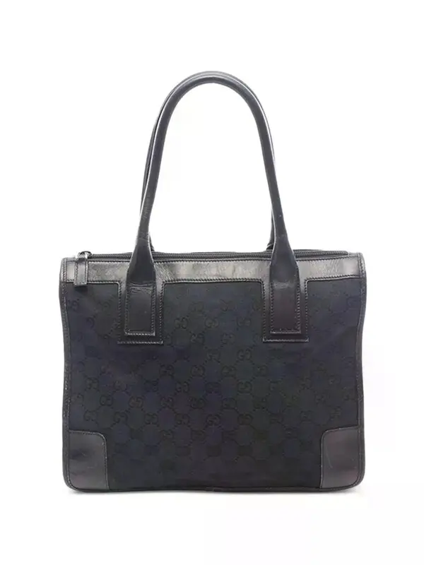 Gucci 2000-2015 Gg Canvas Handbag - Black