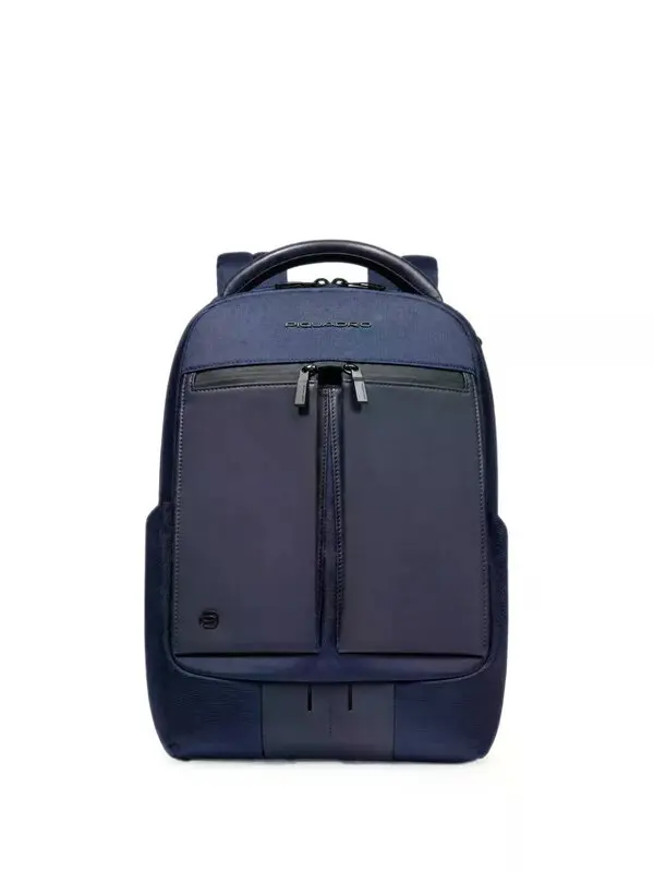 PIQUADRO Logo-plaque Panelled Backpack