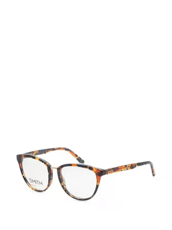 SMITH Ambrey Tortoiseshell-effect Square-frame Glasses