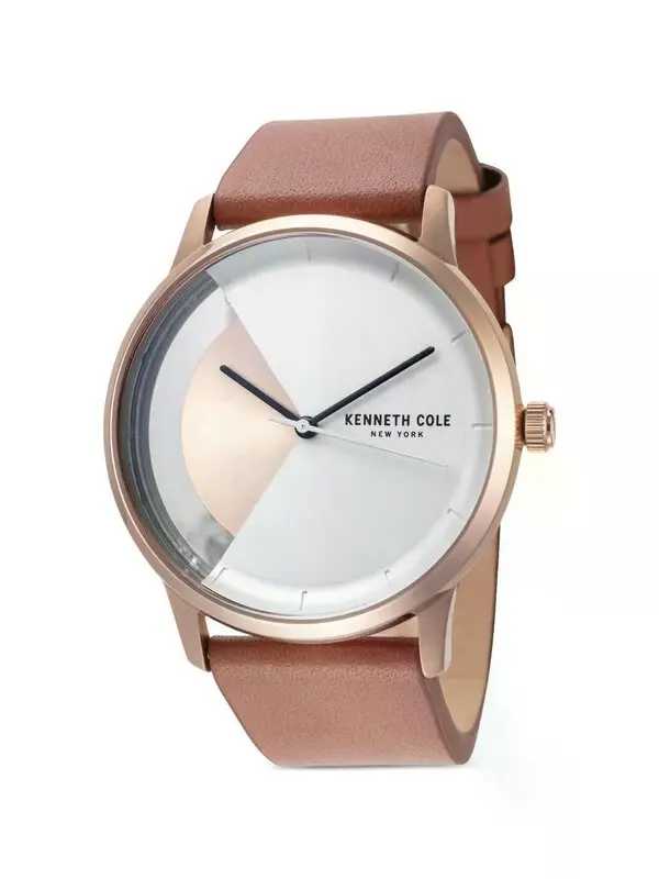 KENNETH COLE Round Face 42mm Watch