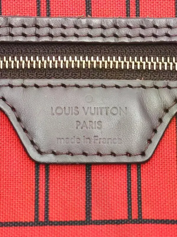 LOUIS VUITTON 2016 Damier Ebene Neverfull Mm Tote Bag