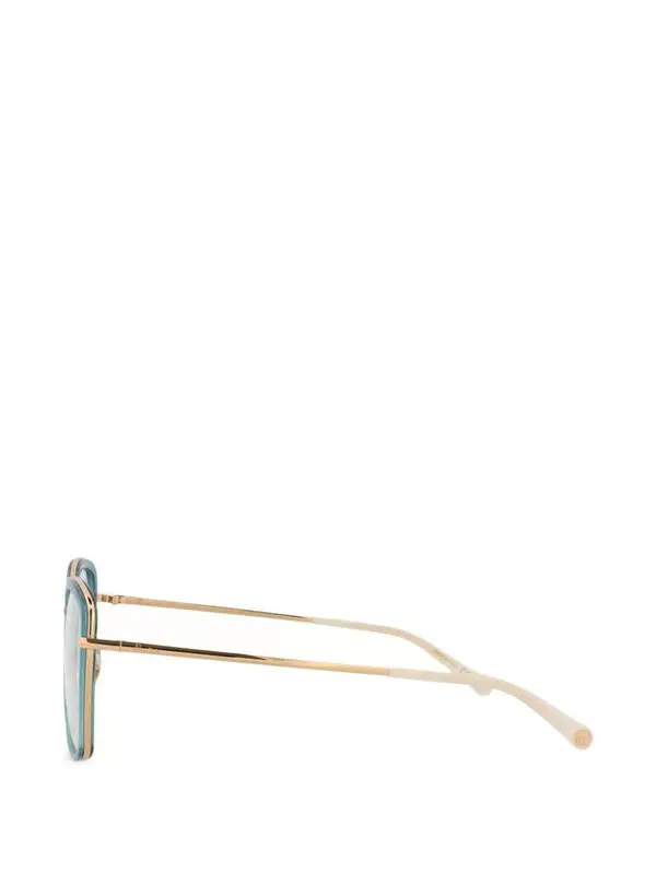 Pomellato Geometric Frame Eyeglasses