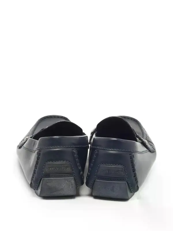 LOUIS VUITTON Monte Carlo Buckle Loafers - Blue