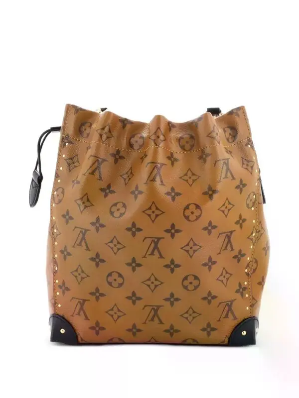 LOUIS VUITTON Noe Trunk Bag Pm Bucket Bag Reverse Monogram Canvas - Brown