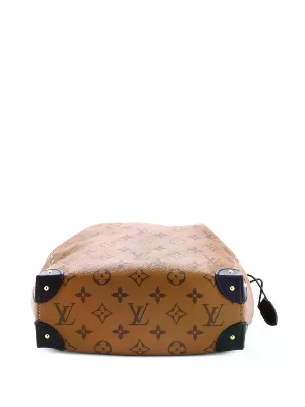 LOUIS VUITTON Noe Trunk Bag Pm Bucket Bag Reverse Monogram Canvas - Brown