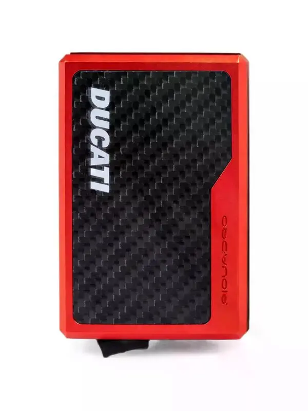 PIQUADRO X Ducati Logo-print Cardholder