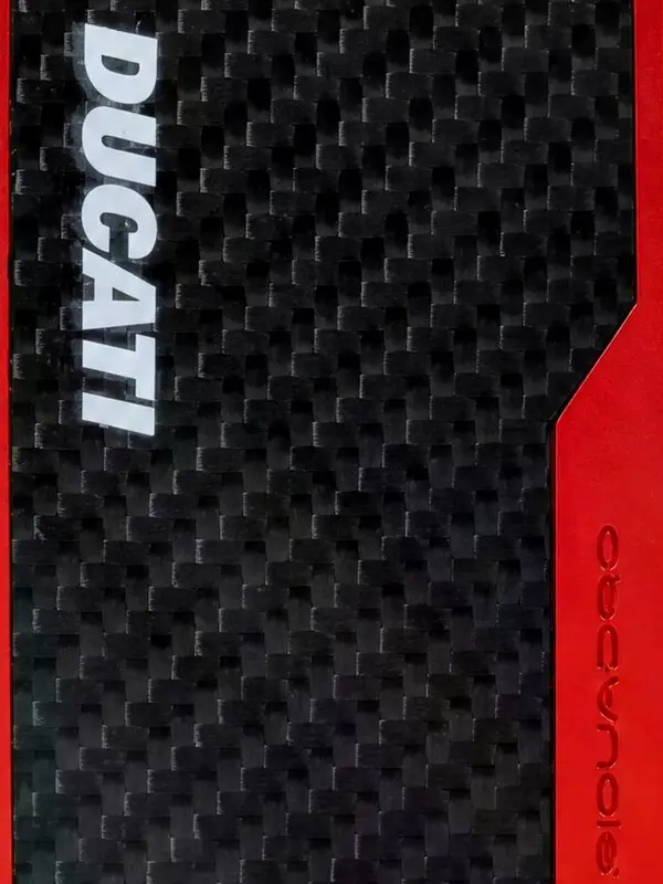 PIQUADRO X Ducati Logo-print Cardholder - Red