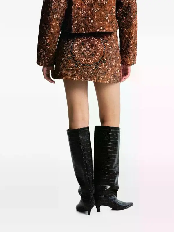 Cara Cara Bandana Print Mini Skirt