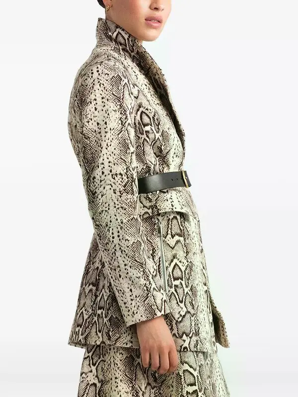 Cara Cara Romeo Snake-print Blazer