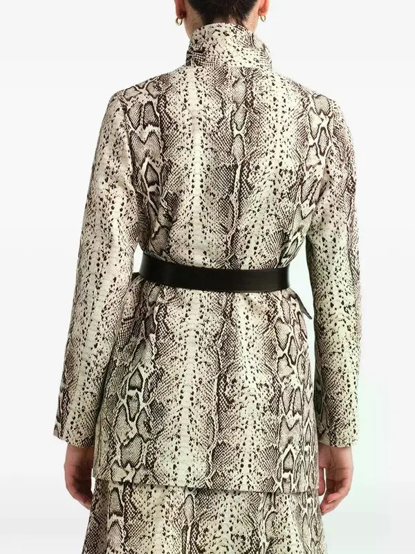 Cara Cara Romeo Snake-print Blazer
