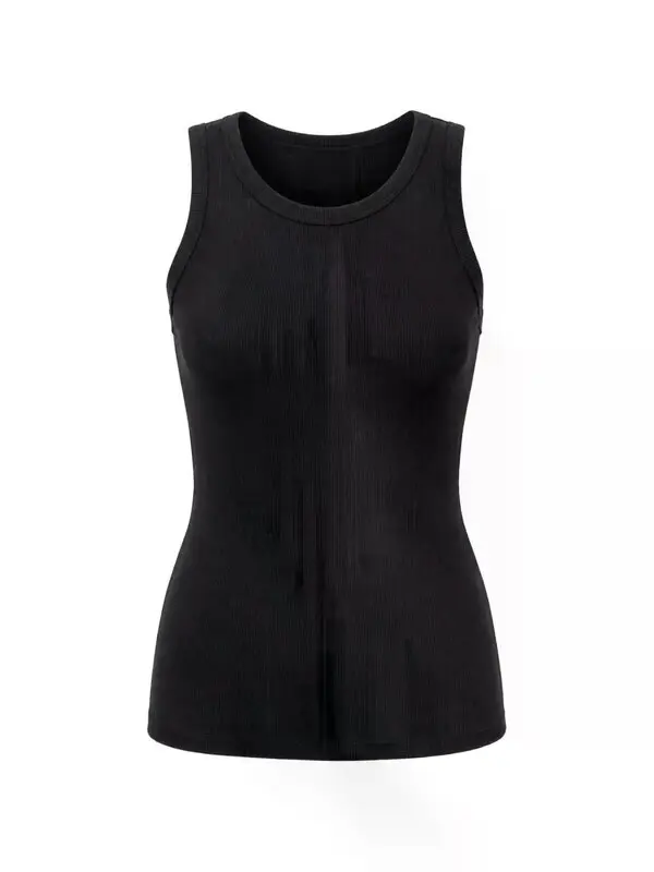 HANDVAERK Ribbed Tank Top - Black