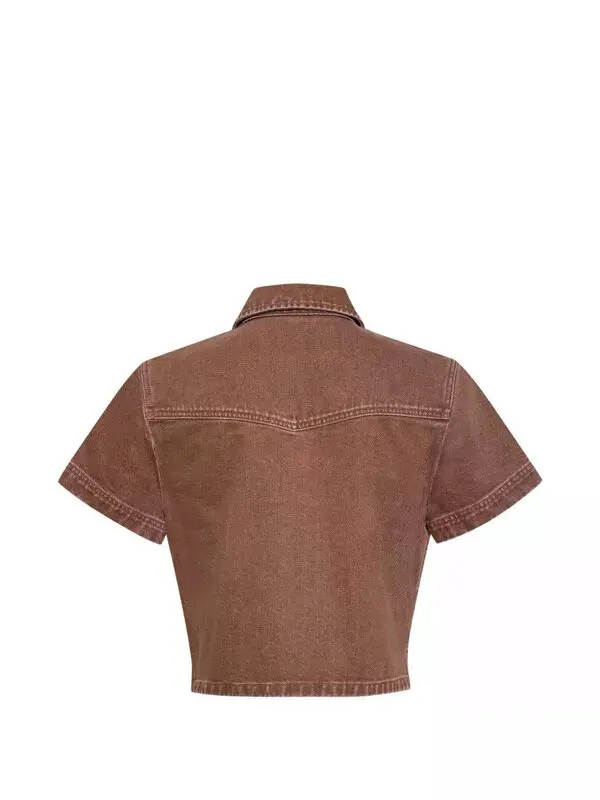 Cara Cara Paro Cropped Denim Shirt