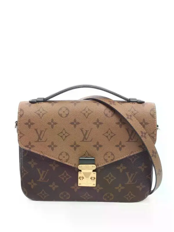 LOUIS VUITTON 2021-2026 Monogram Reverse Pochette Metis Satchel