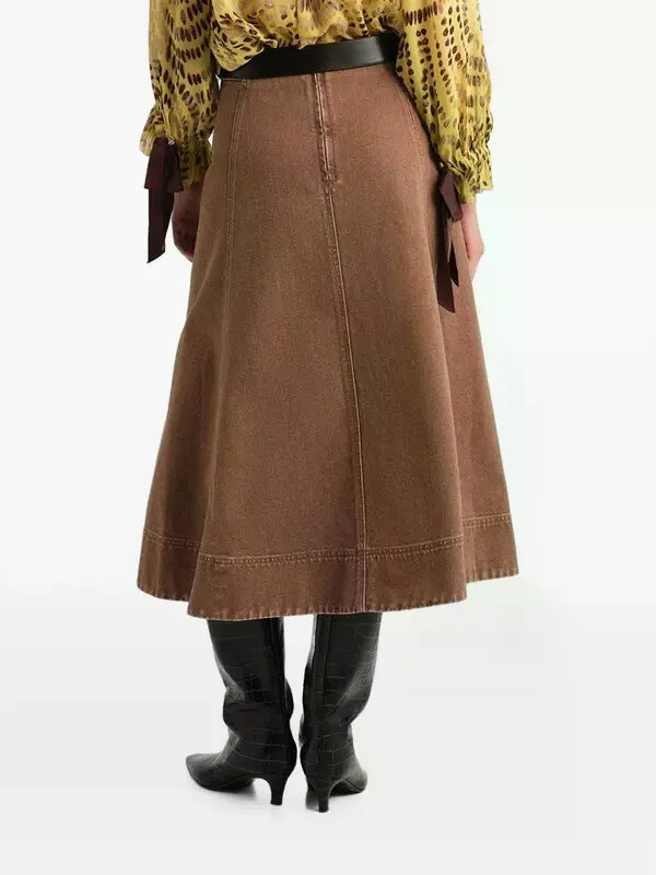 Cara Cara Aisha Panelled Midi Skirt