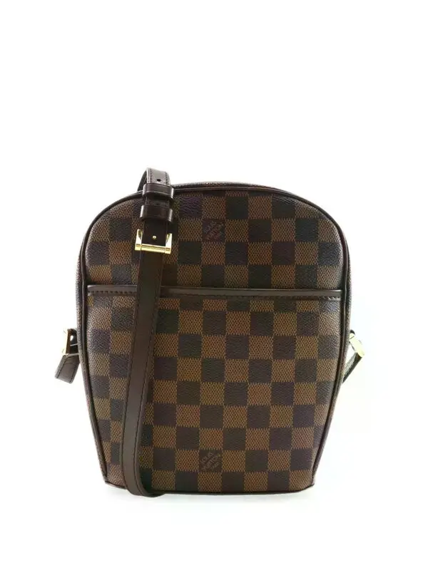 LOUIS VUITTON 2008 Damier Ebene Ipanema Pm Crossbody Bag