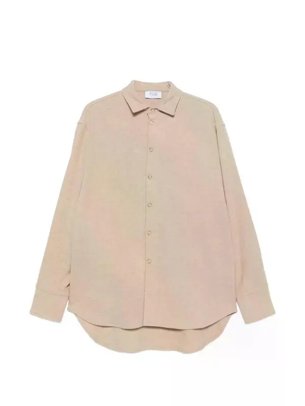 LE SULLY STUDIO Buttoned-cuff Oversized Shirt - Neutrals