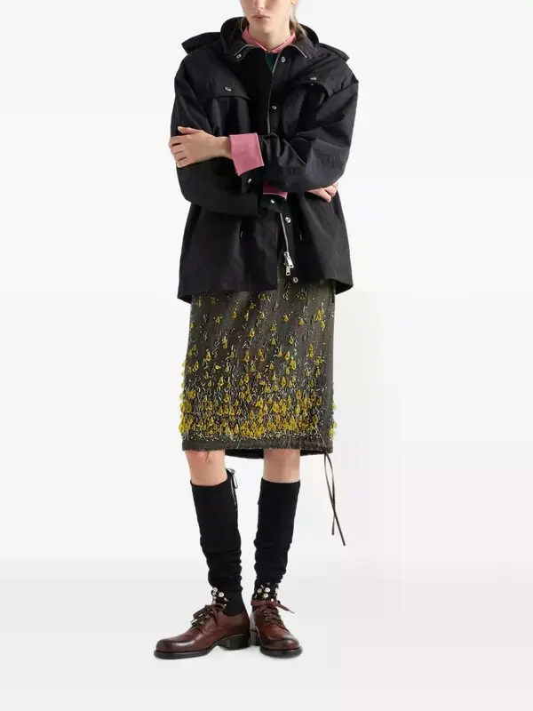 Prada Technical Fabric Parka