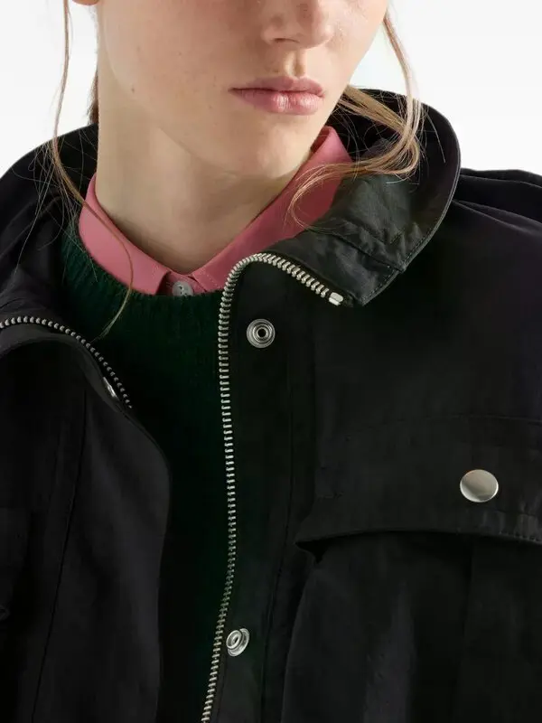Prada Technical Fabric Parka