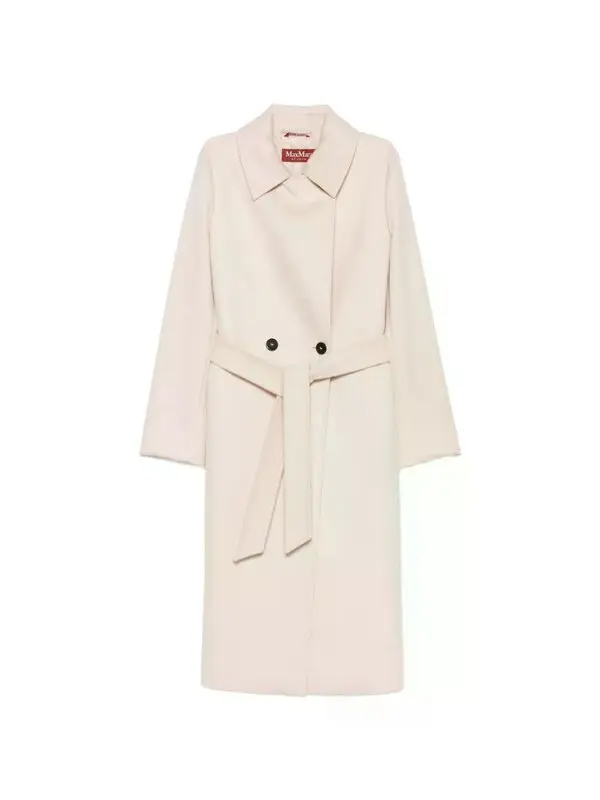 Max Mara Belted Button-fastening Coat
