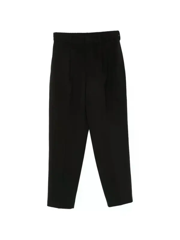 PT TORINO Pleat-detail Cropped Trousers