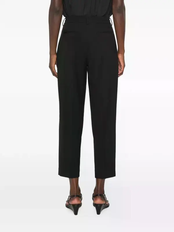 PT TORINO Pleat-detail Cropped Trousers