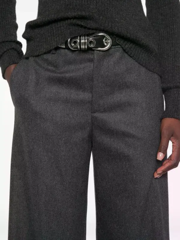 PT TORINO Wide-leg Wool Trousers