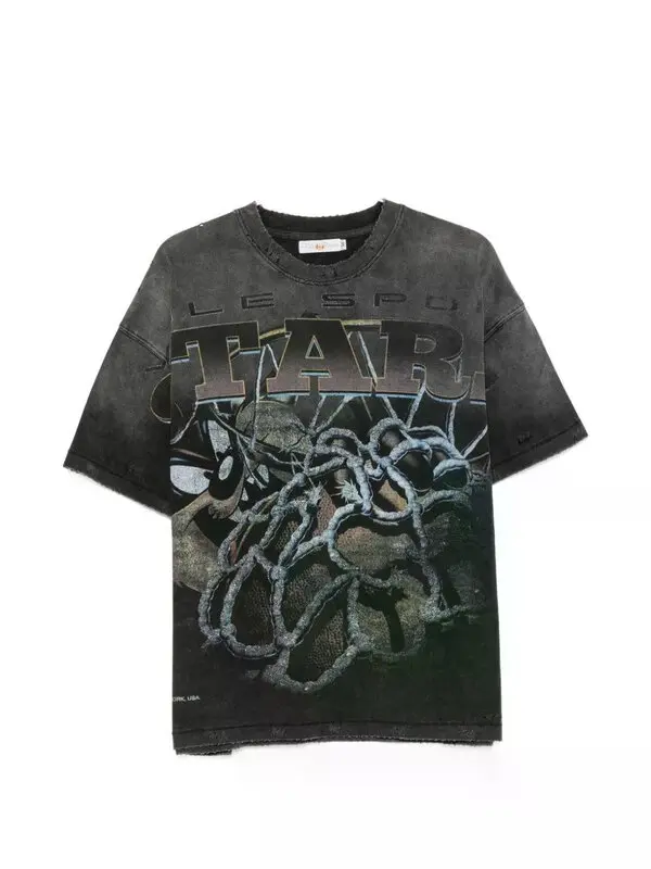 VALE FOREVER Graphic-print Distressed T-shirt