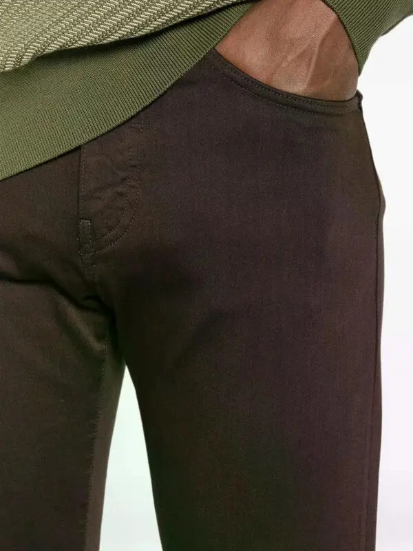 BOSS Delaware Slim-fit Five-pocket Trousers