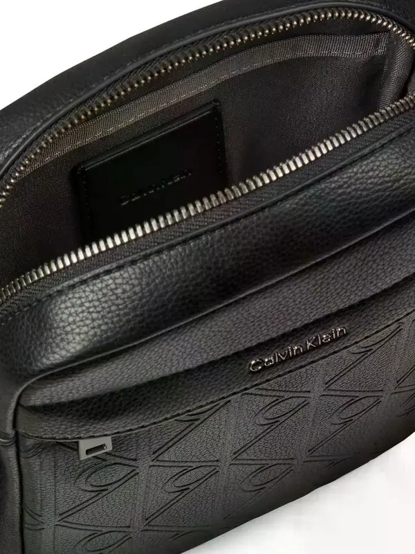Calvin Klein Monogram-embossed Messenger Bag