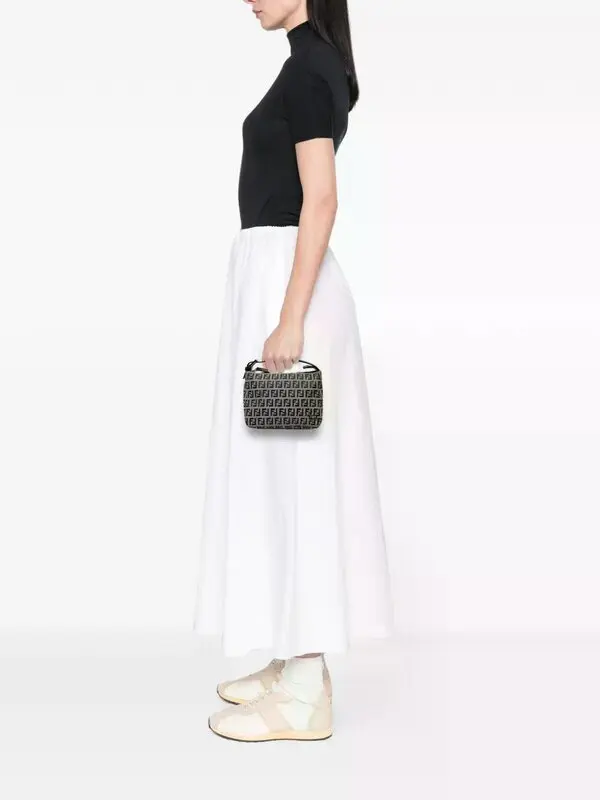 Fendi 1990-2000 Zucchino Canvas Handbag