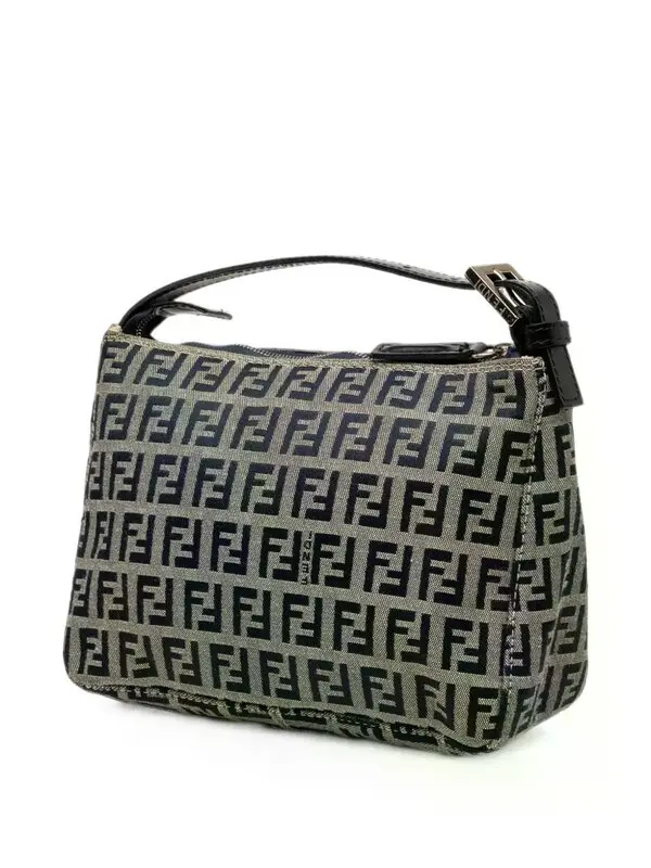 Fendi 1990-2000 Zucchino Canvas Handbag