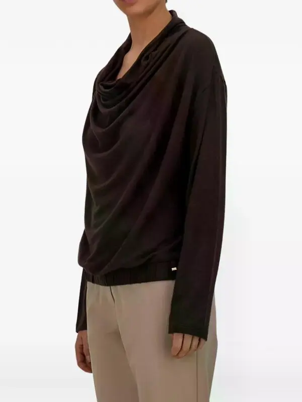 Herno Cowl Neck Long Sleeve Sweater
