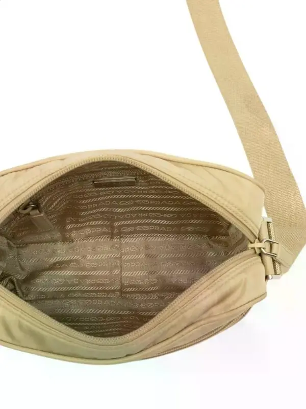 Prada Tessuto Camera Crossbody Bag - Neutrals