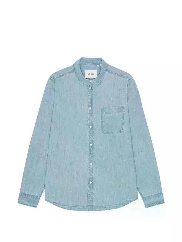 LES DEUX Patch-pocket Long-sleeve Shirt
